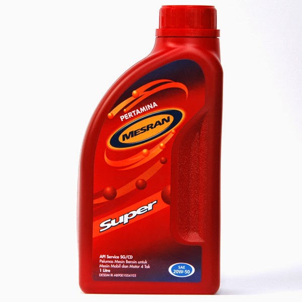 Harga Pertamina Mesran Super 20W-50 (1 liter) 2016 - Oli Oli