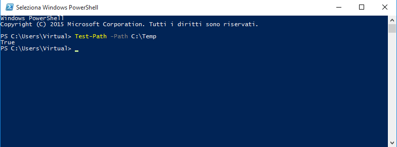 Information Technology: PowerShell: Verificare l'esistenza di un ...