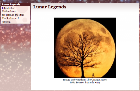 Mythology and Folklore UN-Textbook: Project Idea: Moon Stories