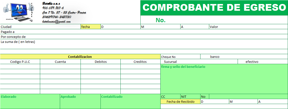 DOCUMENTOS CONTABLES: fotos formatos documentos contables
