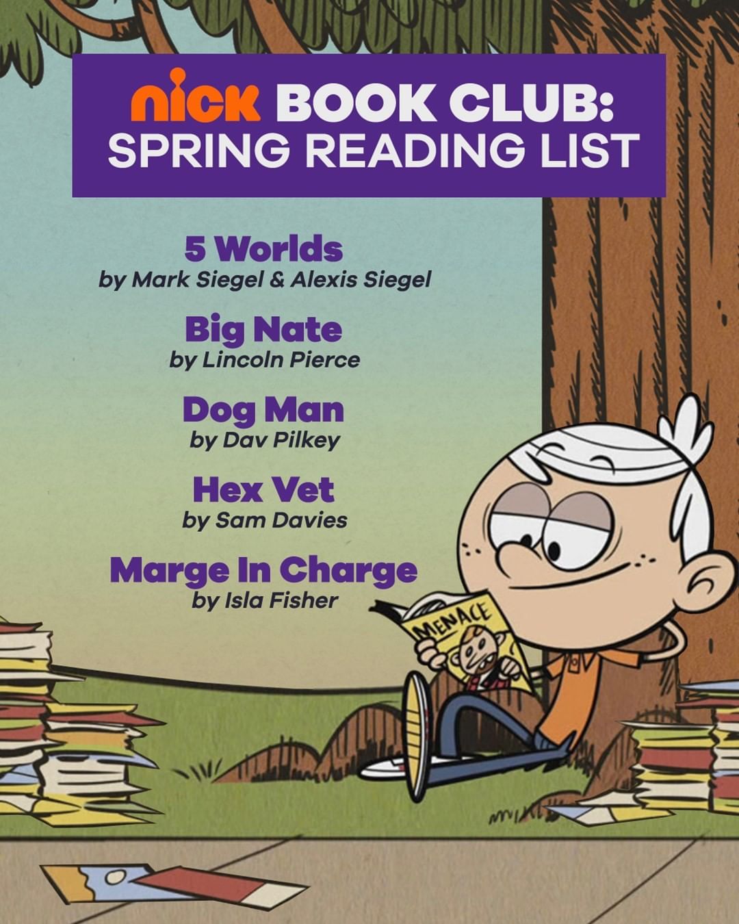NickALive!: Nick Book Club Spring 2020 Reading List | #KidsTogether ...