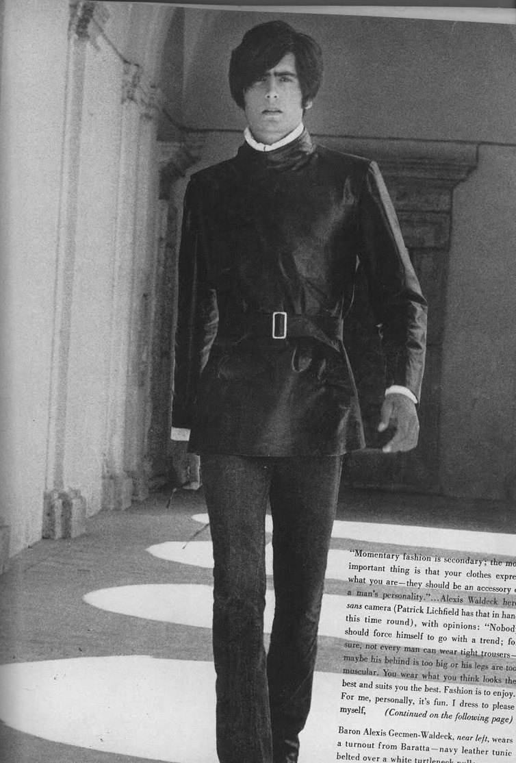 A Dandy In Aspic: Snap Chaps: Peacock Style in 1968 Vogue