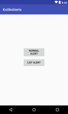 Alert Builder in Android -Kotlin