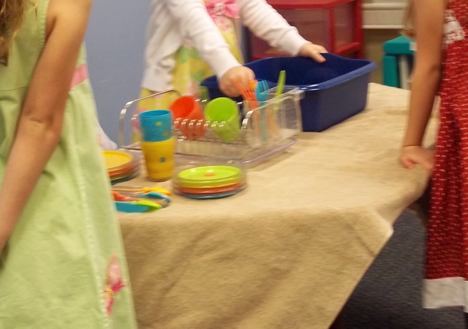 Brick by Brick: Washing Dishes