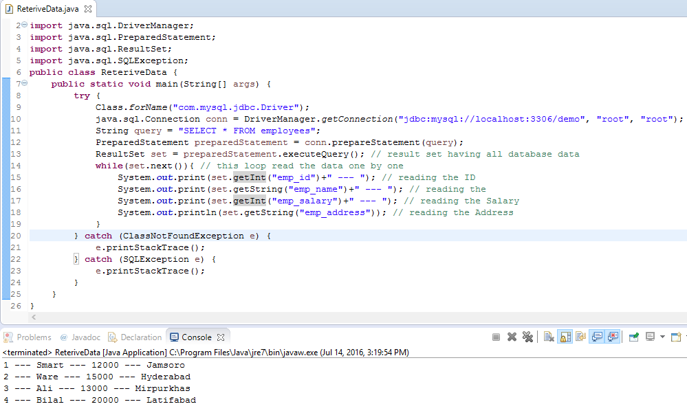 Teach Me How To program: database connectivity - Database Connectivity ...