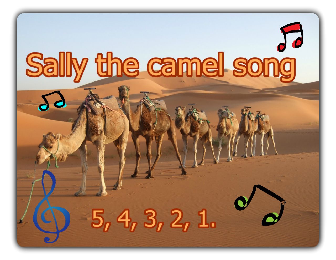 CRA in English: Sally the camel song