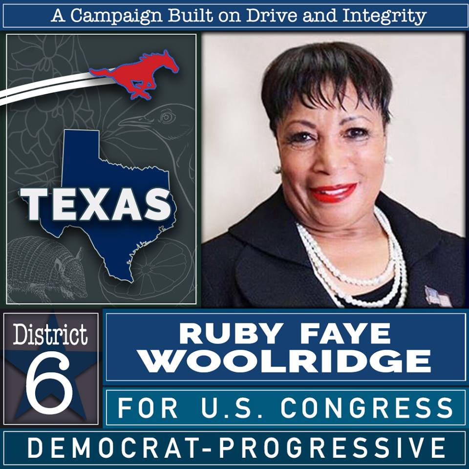 Ruby Faye Woolridge - Texas CD06 - U.S. Congress