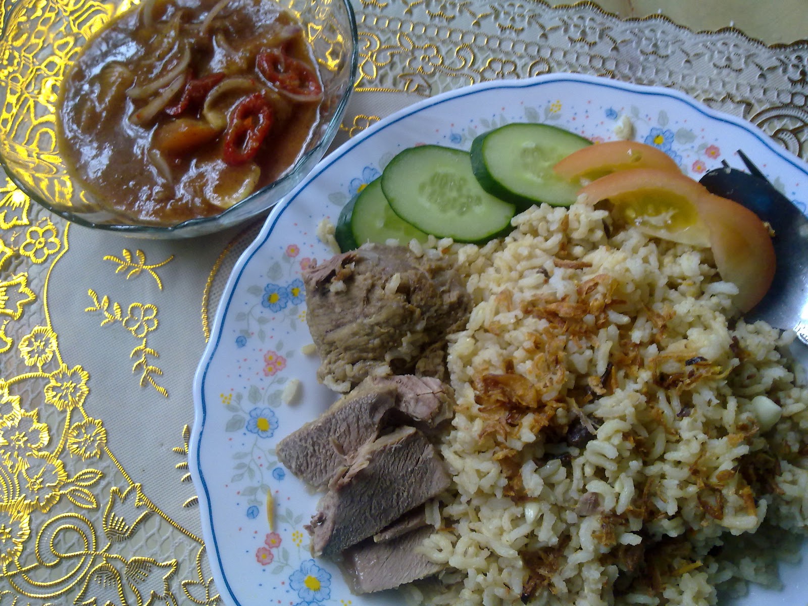 NASI DAGING BERAS PERANG ~ NA kitchen