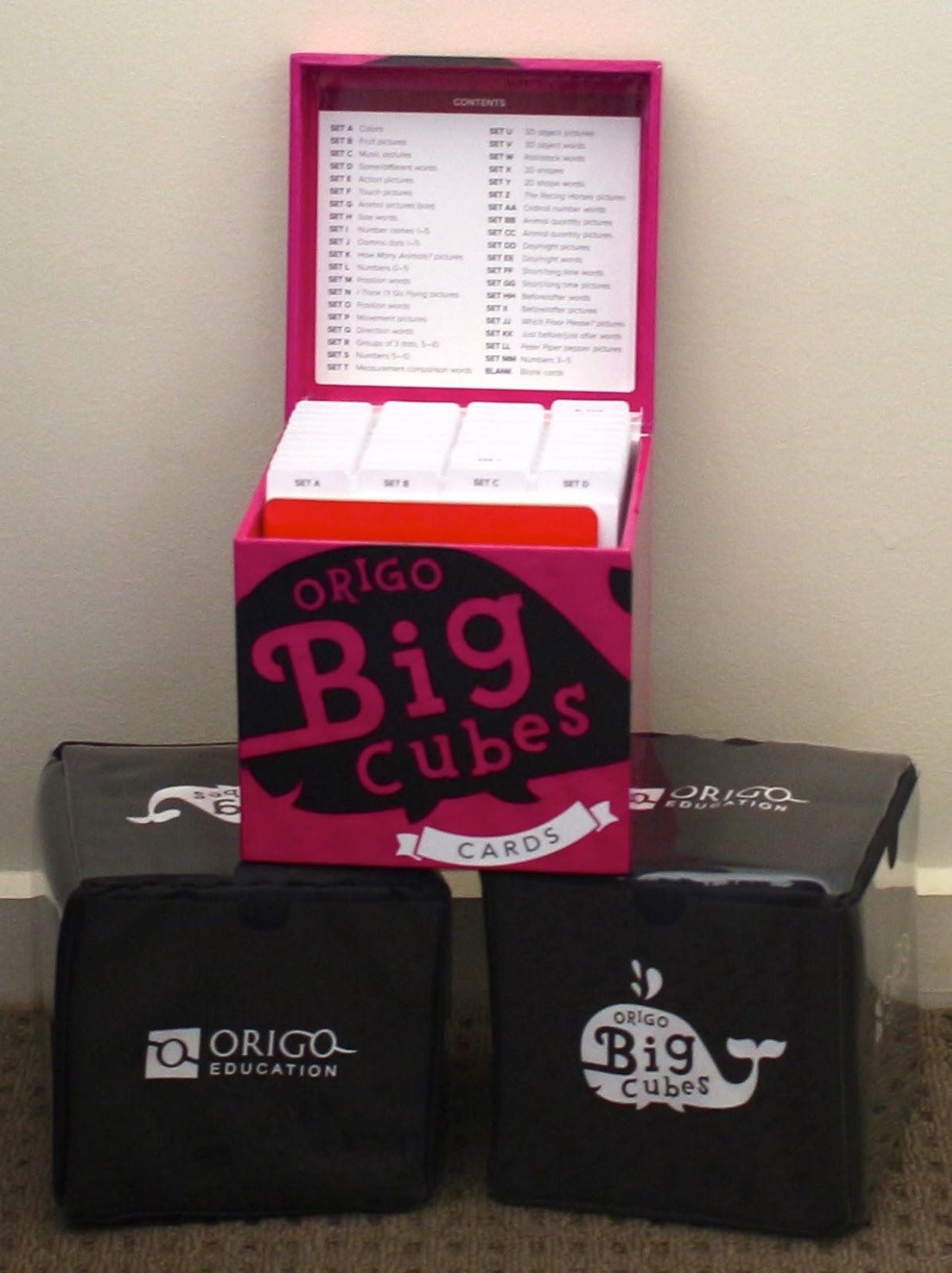 Origo Education Big Cubes and Card Set - Mathful Learners