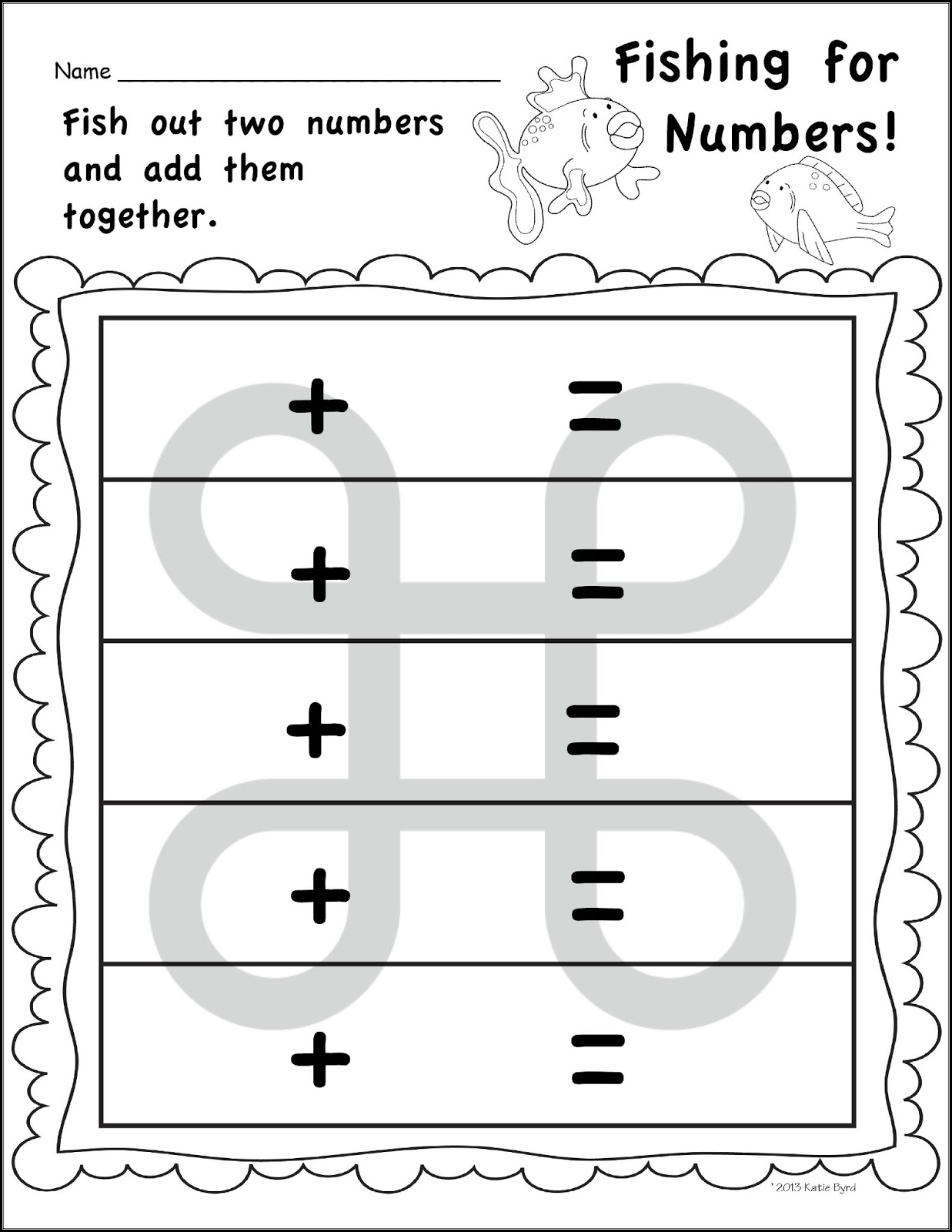 Mrs. Byrd's Learning Tree: Fishing for Numbers!