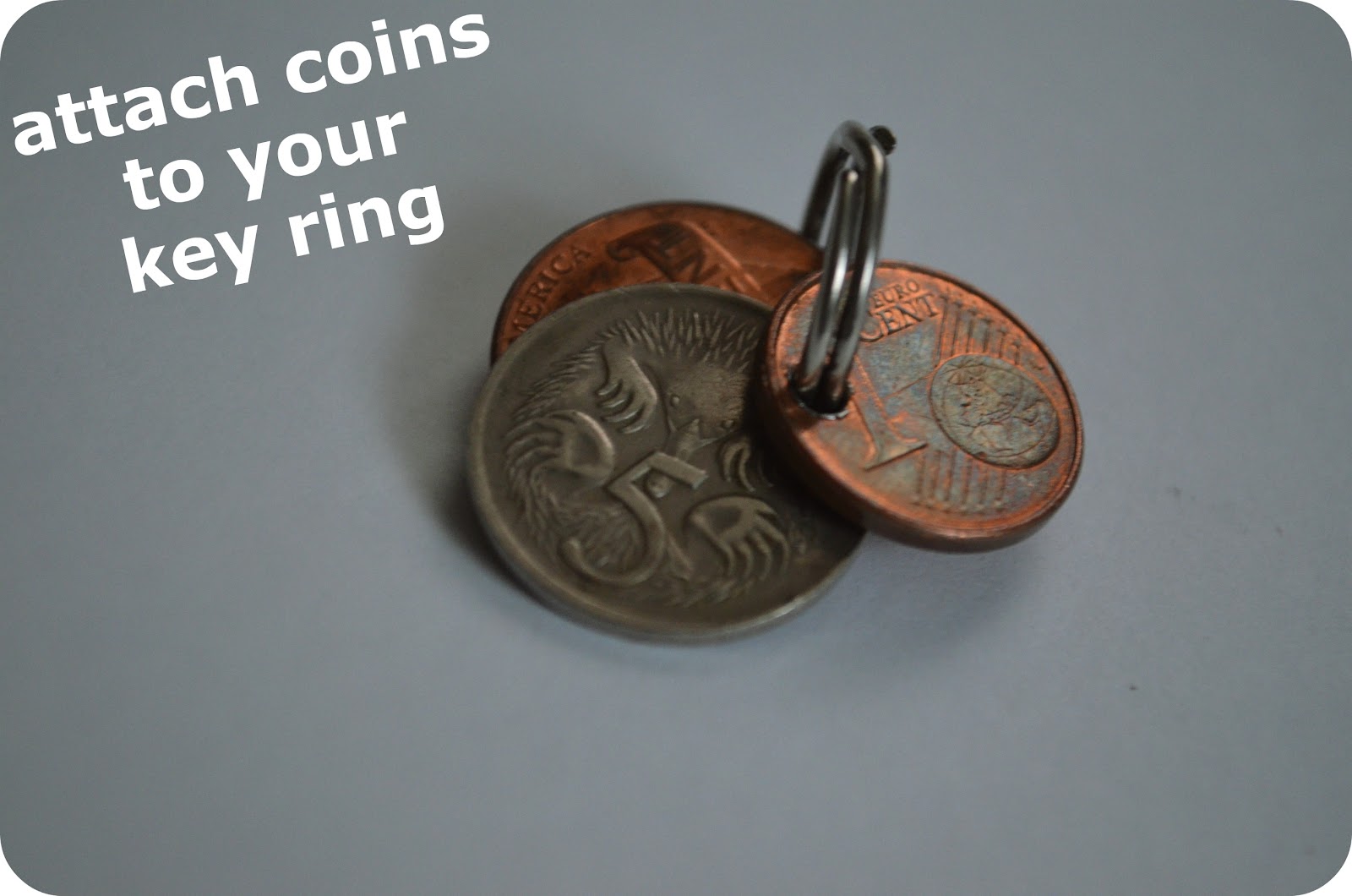 kbn: diy monday: coin key ring
