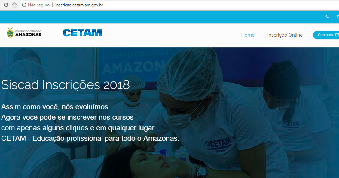 Abre inscrições de cursos no CETAM, amanhã, 20/09
