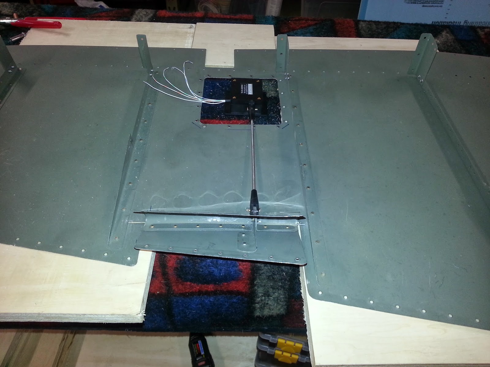 Mike and Sarah Build an RV-10: More Rudder Trim Tab