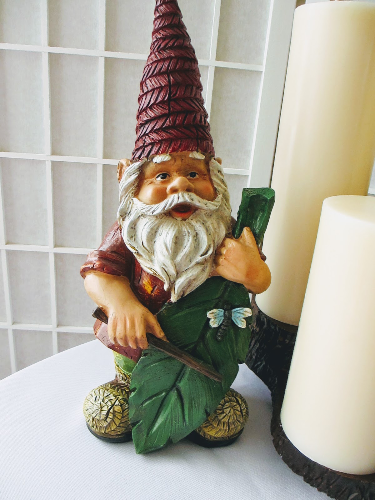 Table for One: Musical Garden Gnome Table