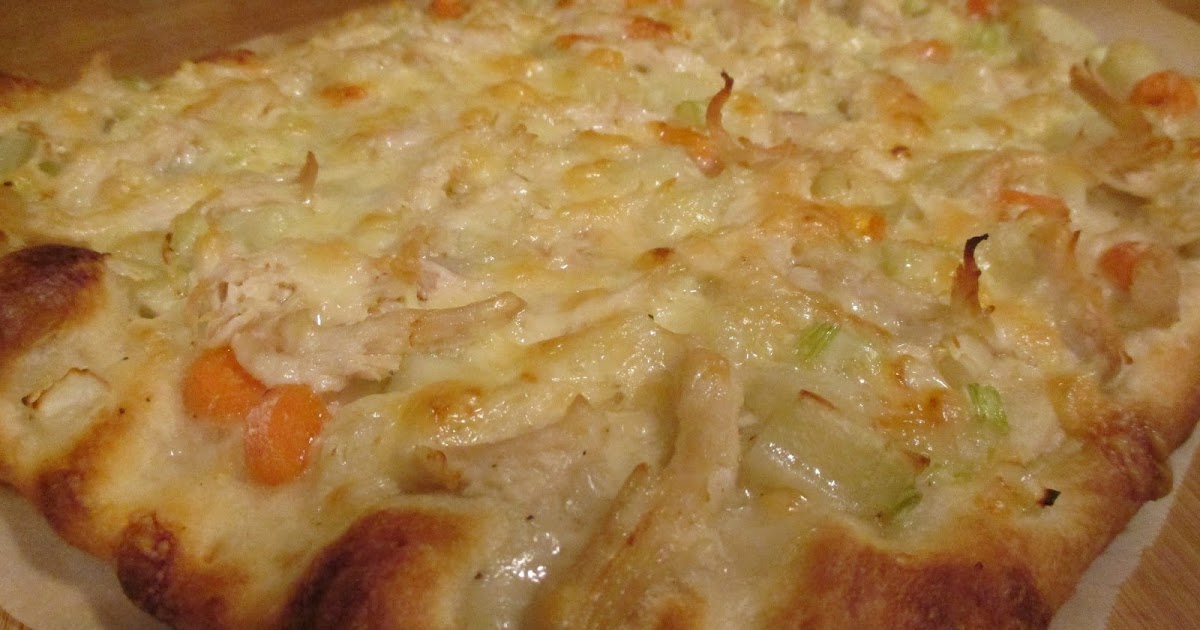 ThisIsWhyKtcIsHot: Chicken Pot Pie Pizza