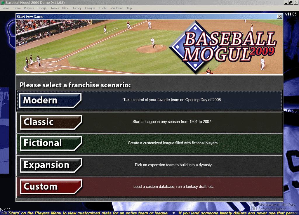Baseball Mogul 2009-Full Version For PC Games Download Free ...