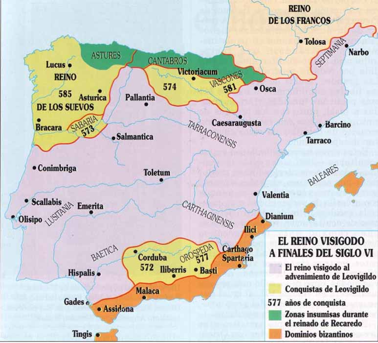 HISTORIA ANTIQUAE: Los Visigodos e Hispania.