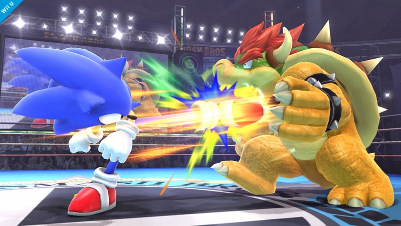 Sonic vs Bowser Smash Bros la imagen de hoy