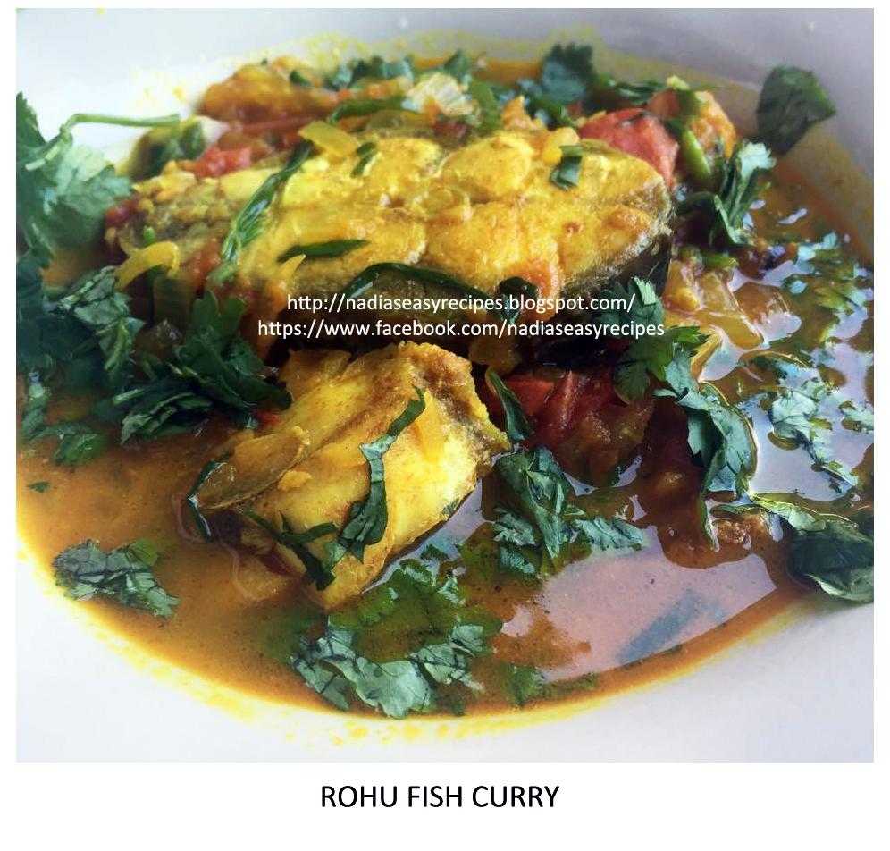 Rohu (Rui Maach) Fish Curry | Nadia's Easy Recipes