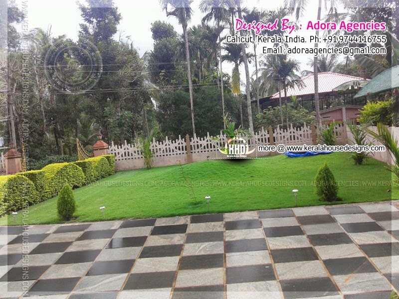 Exterior stone cladding - Kerala Home Design and Floor Plans - 9K ...