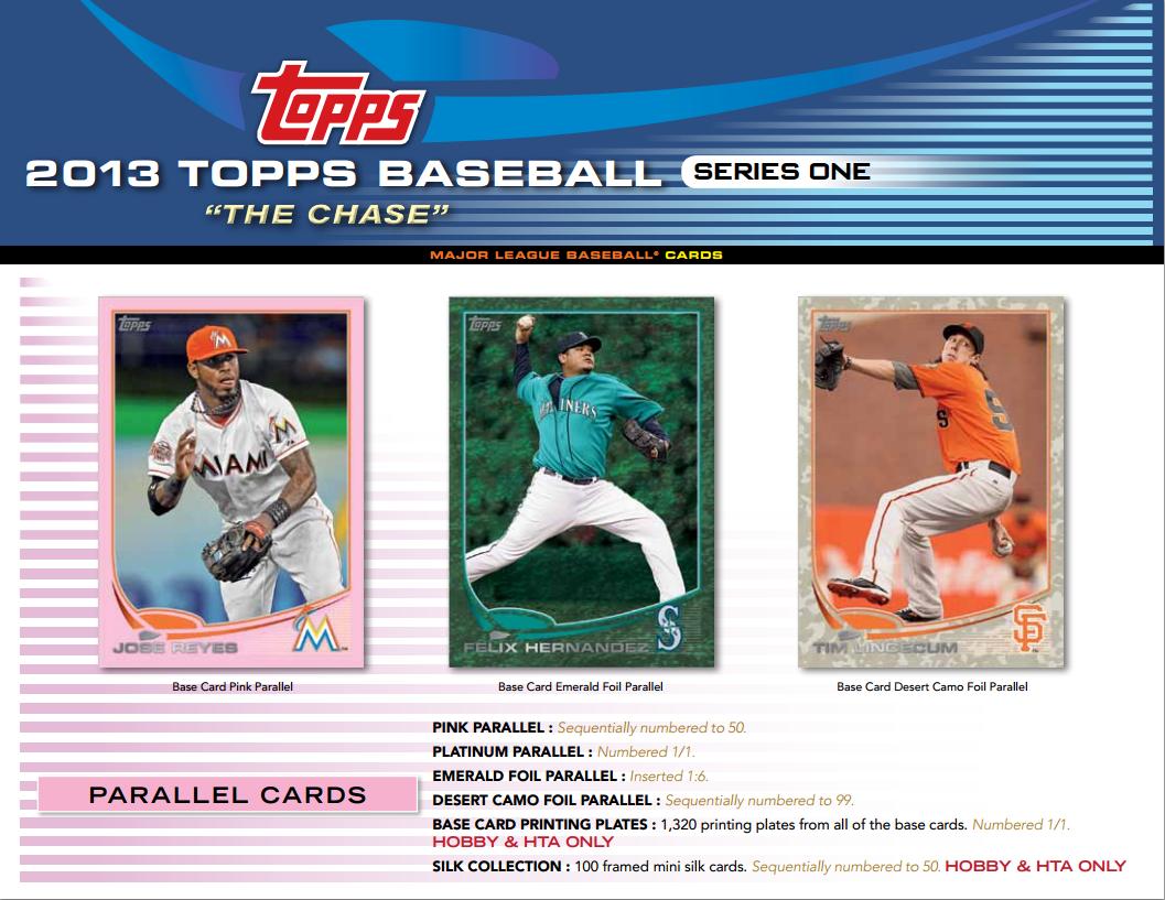bdj610's Topps Baseball Card Blog: 2013 Topps Series 1 Sell Sheets are ...