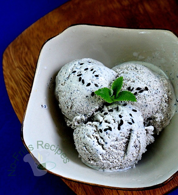 Black Sesame Ice Cream