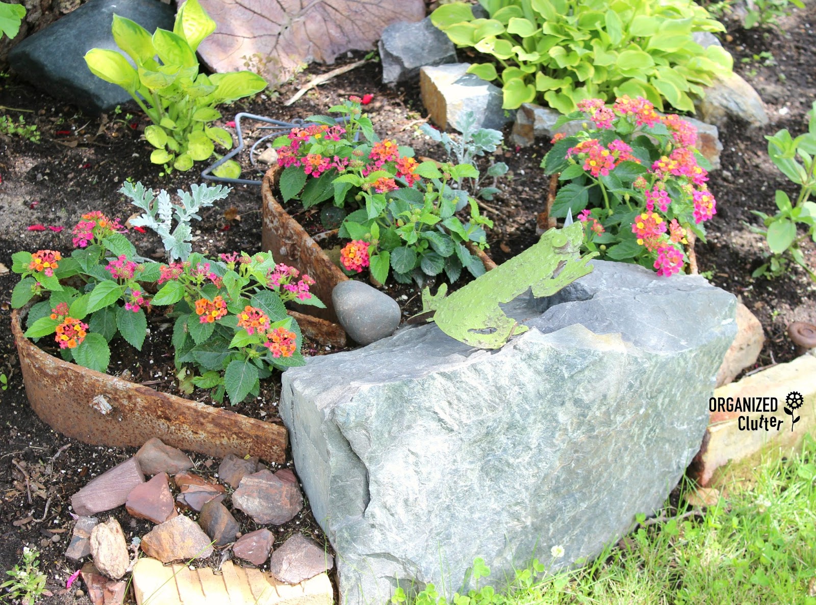 A Junk Garden Path Can Be A Work Of Art - Organized Clutter