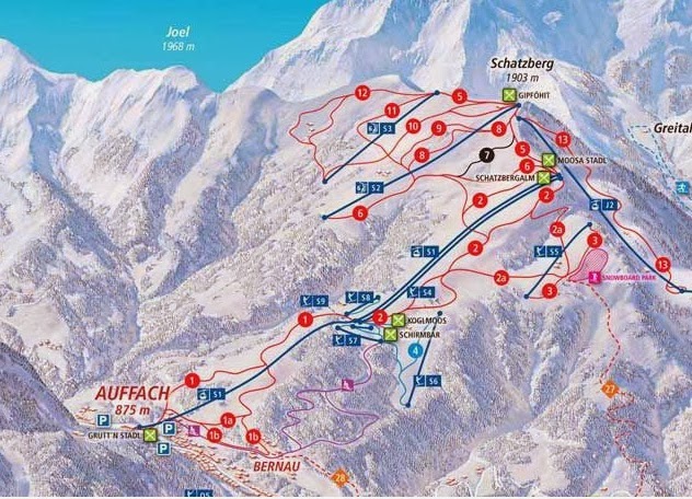 World Ski Resort: Auffach