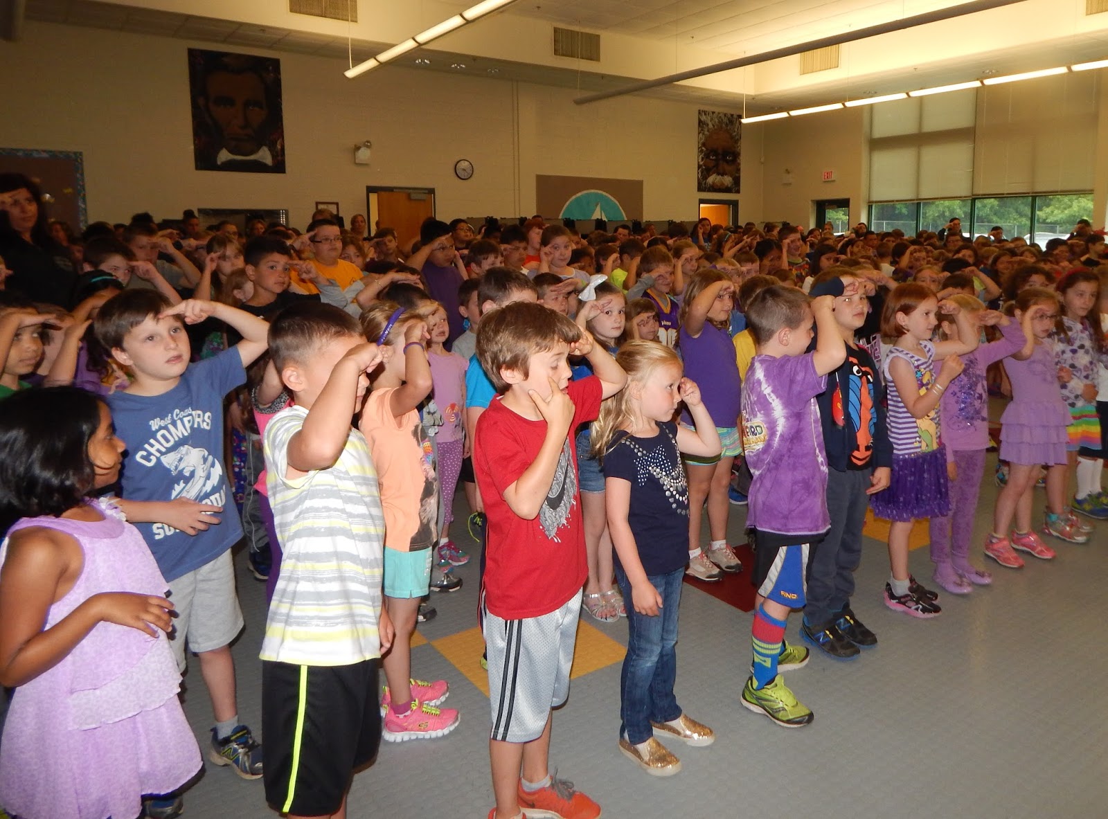 Appleseed : Strong Elementary School Celebrates Flag Day and Surprises ...