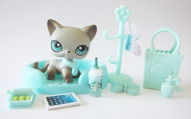 Littlest pet shop blogi: Lps seisova kissa #391 / Egyptian shorthair cat