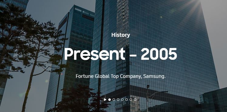 samsung company's history