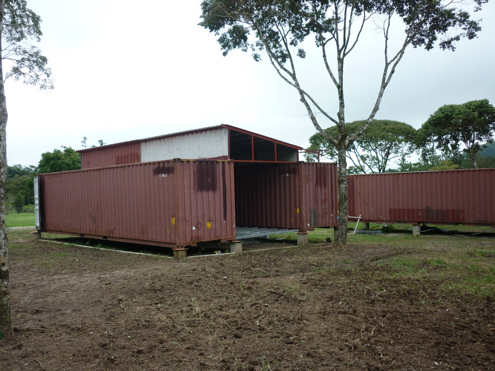 [컨테이너 하우스] 40피트 2대로 만든 파나마에 위치한 수출용 컨테이너 하우스 : 네이버 블로그