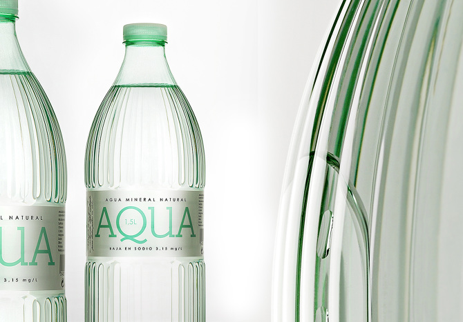 AQUA Natural Mineral Water on Packaging of the World - Creative Package ...