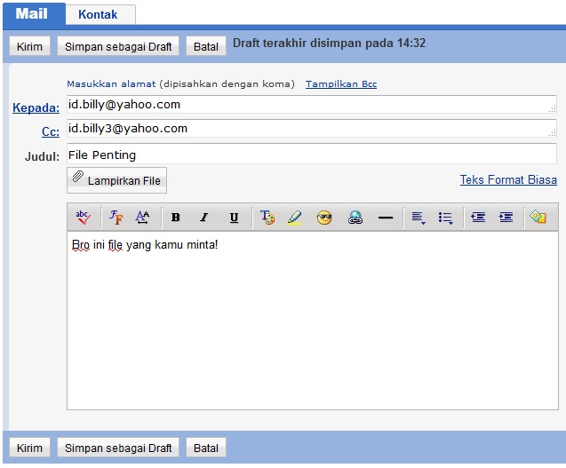 Cara Mengirim Email: Cara Mengirim File Lewat Email