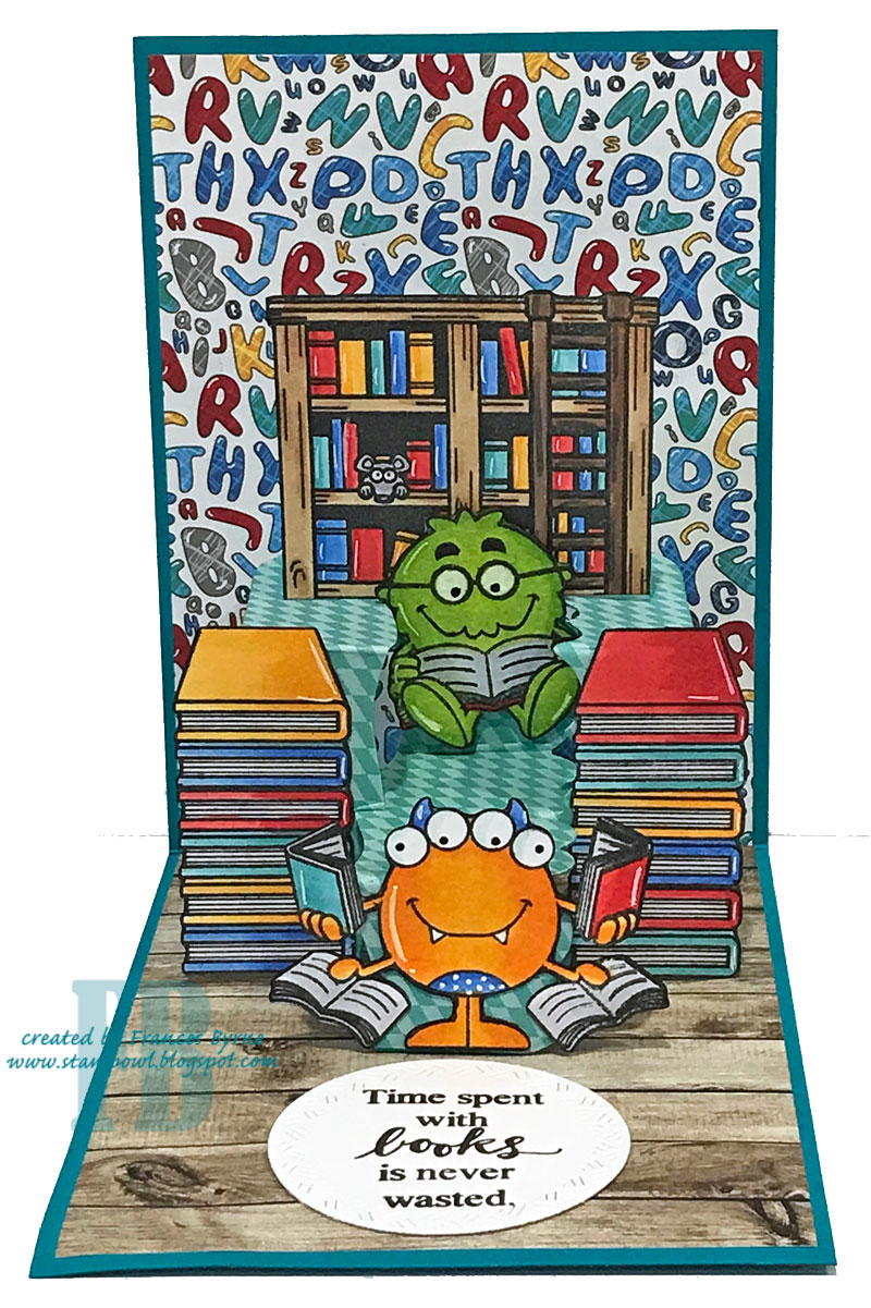 StampOwl's Studio: Book Monster