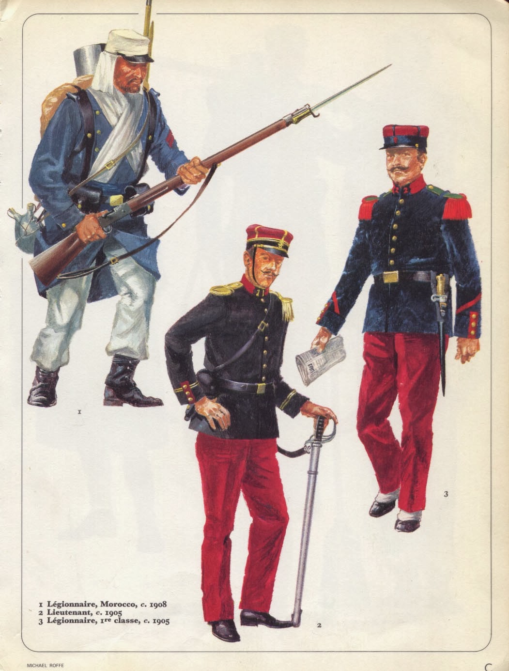 Biblicrafts: Conte Collectibles "French Foreign Legion" 1880-1908
