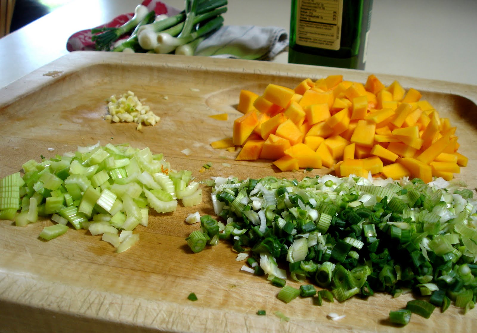 woman with wings: curried poppy mallow soup was made