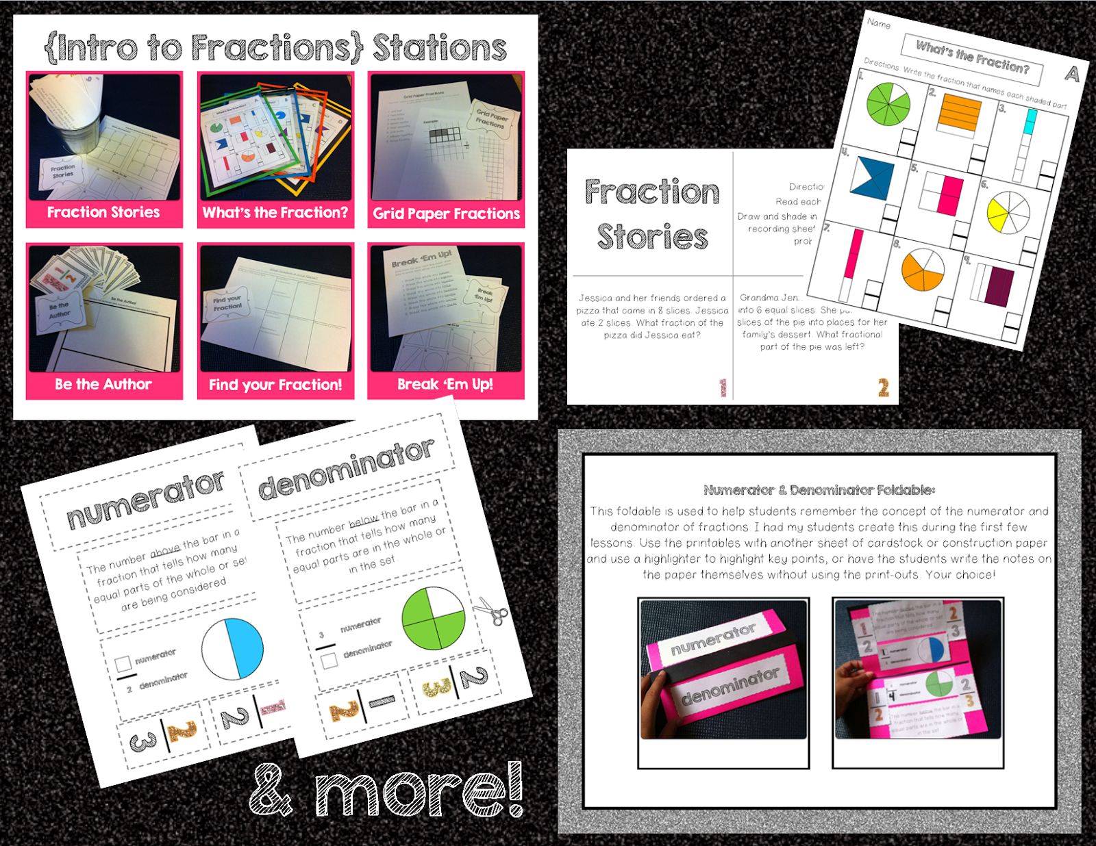 You want a piece of this? {New Fraction Packet Giveaway!} - Teaching ...