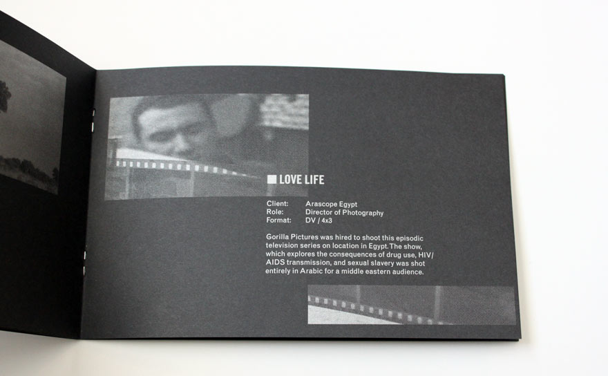 mark bolek | graphic designer portfolio: FILM COMPANY PROMO BOOKLET