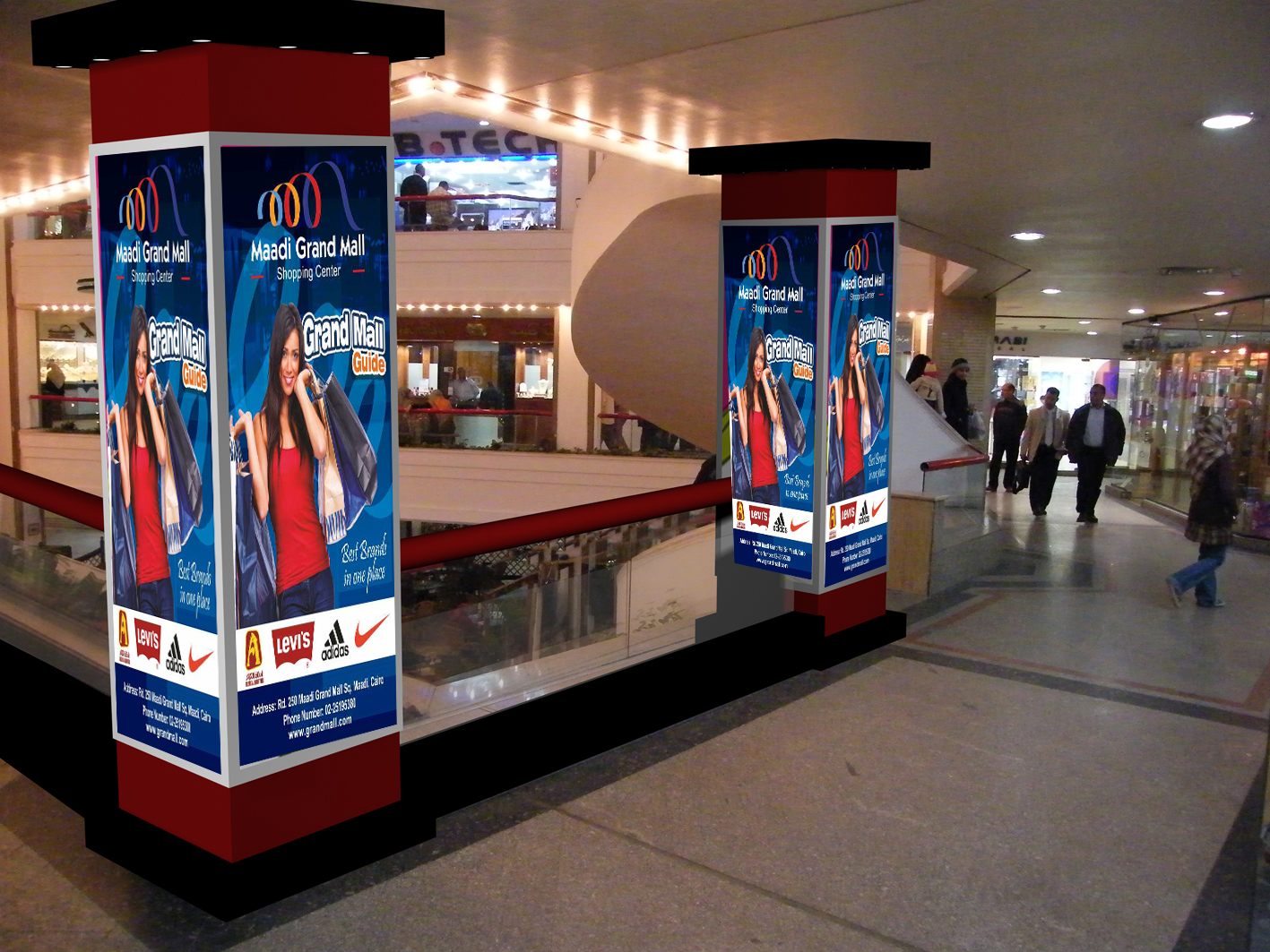 Maadi Grand Mall: Indoor Ads