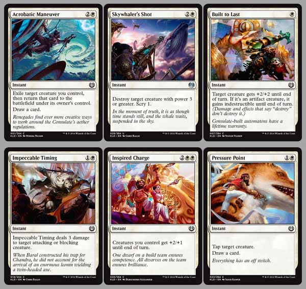 Magic the Gathering Adventures: Kaladesh Deconstructed: Instants