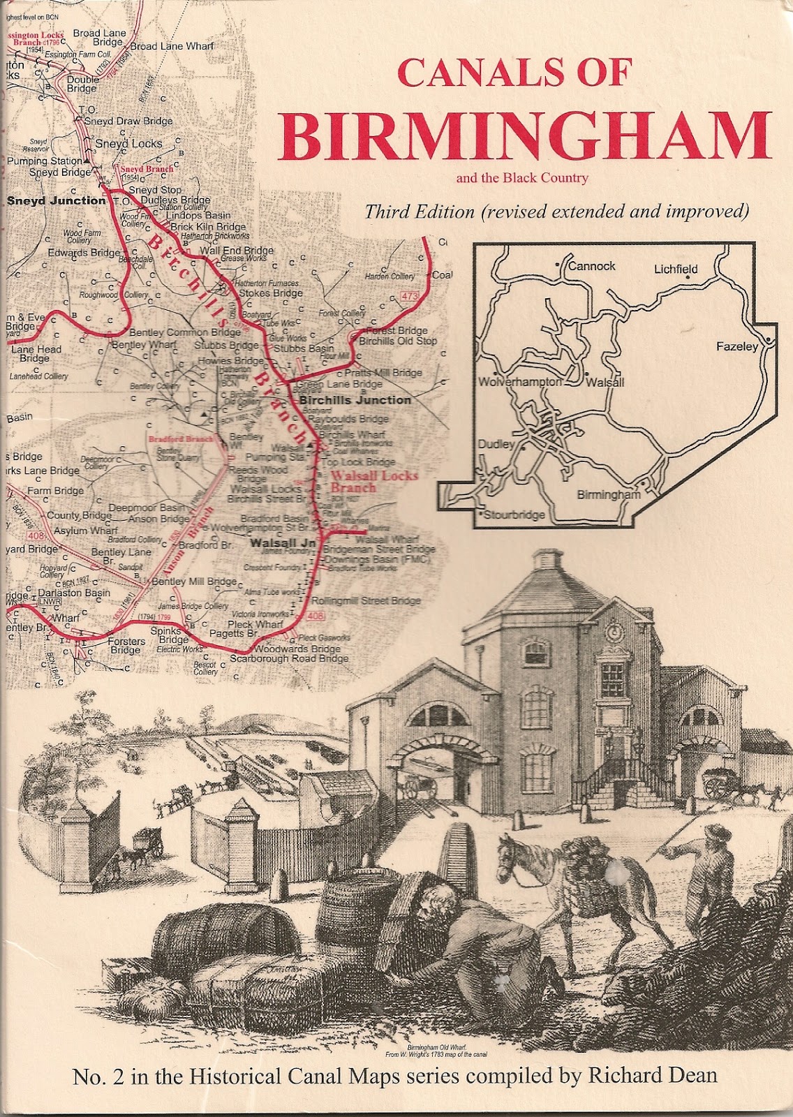 Captain Ahab's Watery Tales: Canals of Birmingham - Map