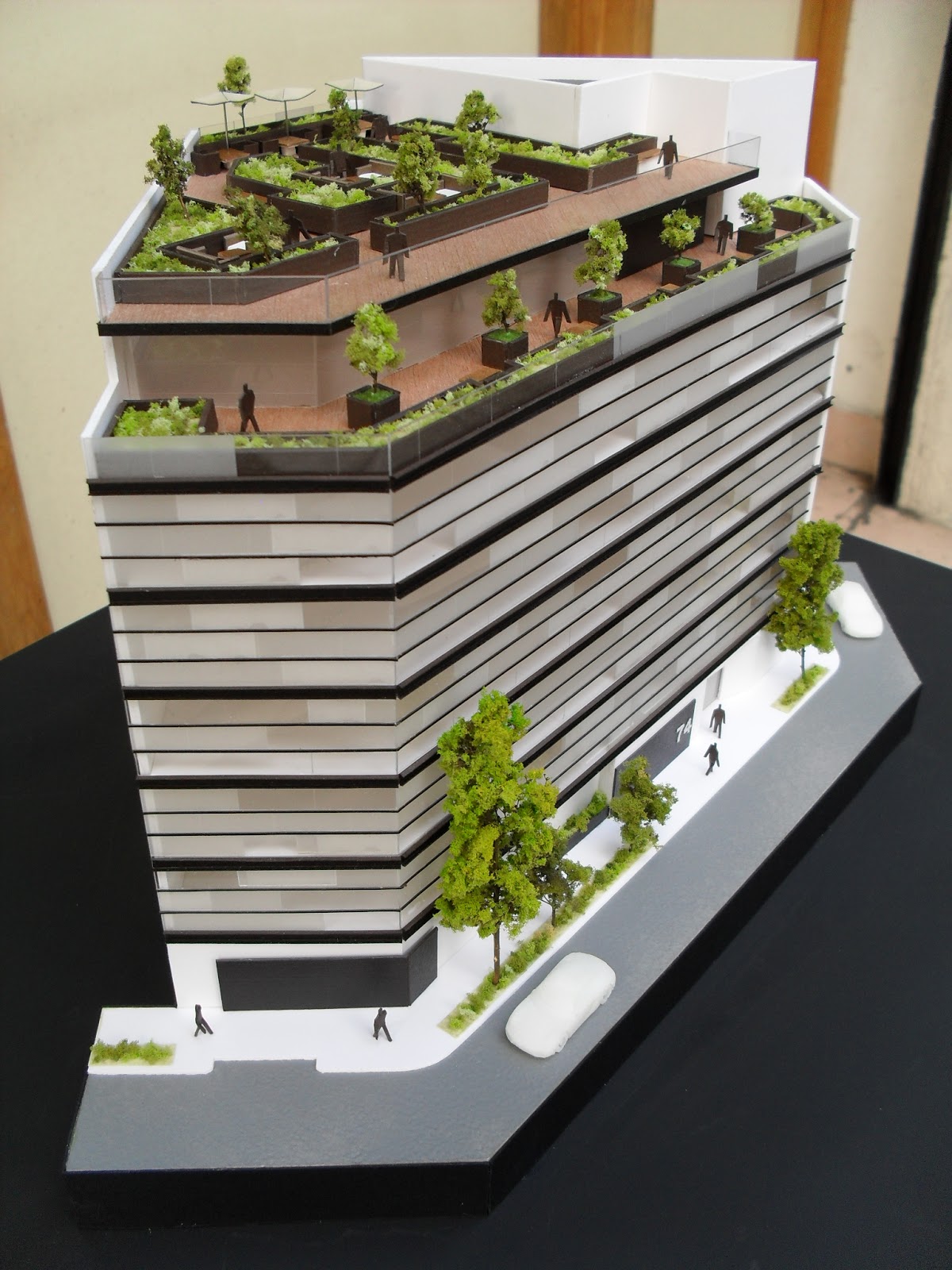 Maqueta de Edificio de Oficinas