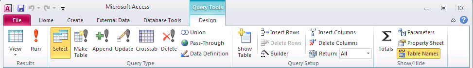 4. CÁC KIỂU MẪU HỎI: (QUERY TYPE)