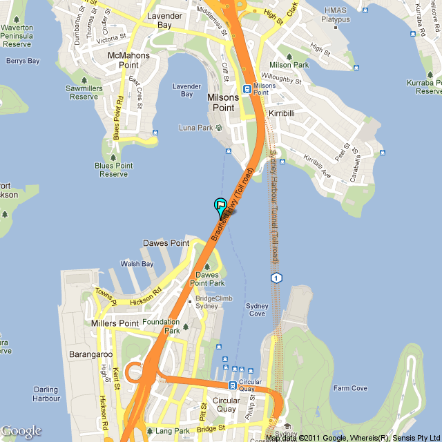 Bikers_from_downunder: My location : Sydney Harbour Bridge