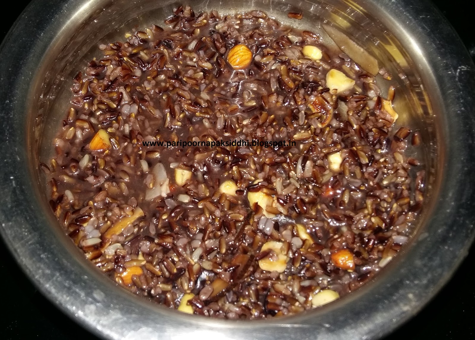 Paripoorna Paksiddhi : MANIPURI BLACK RICE KHEER