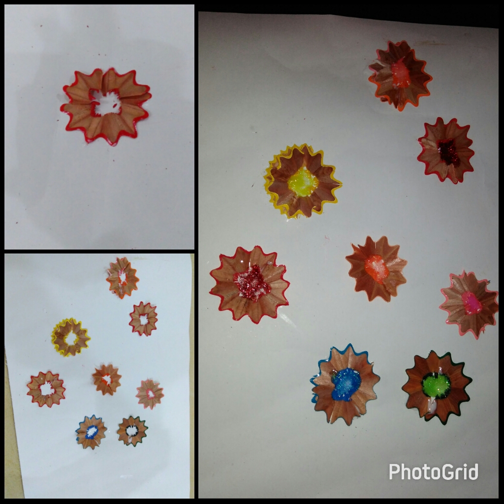 Allaboutlynns: Craft: Bunga dari Kayu Serutan Pensil