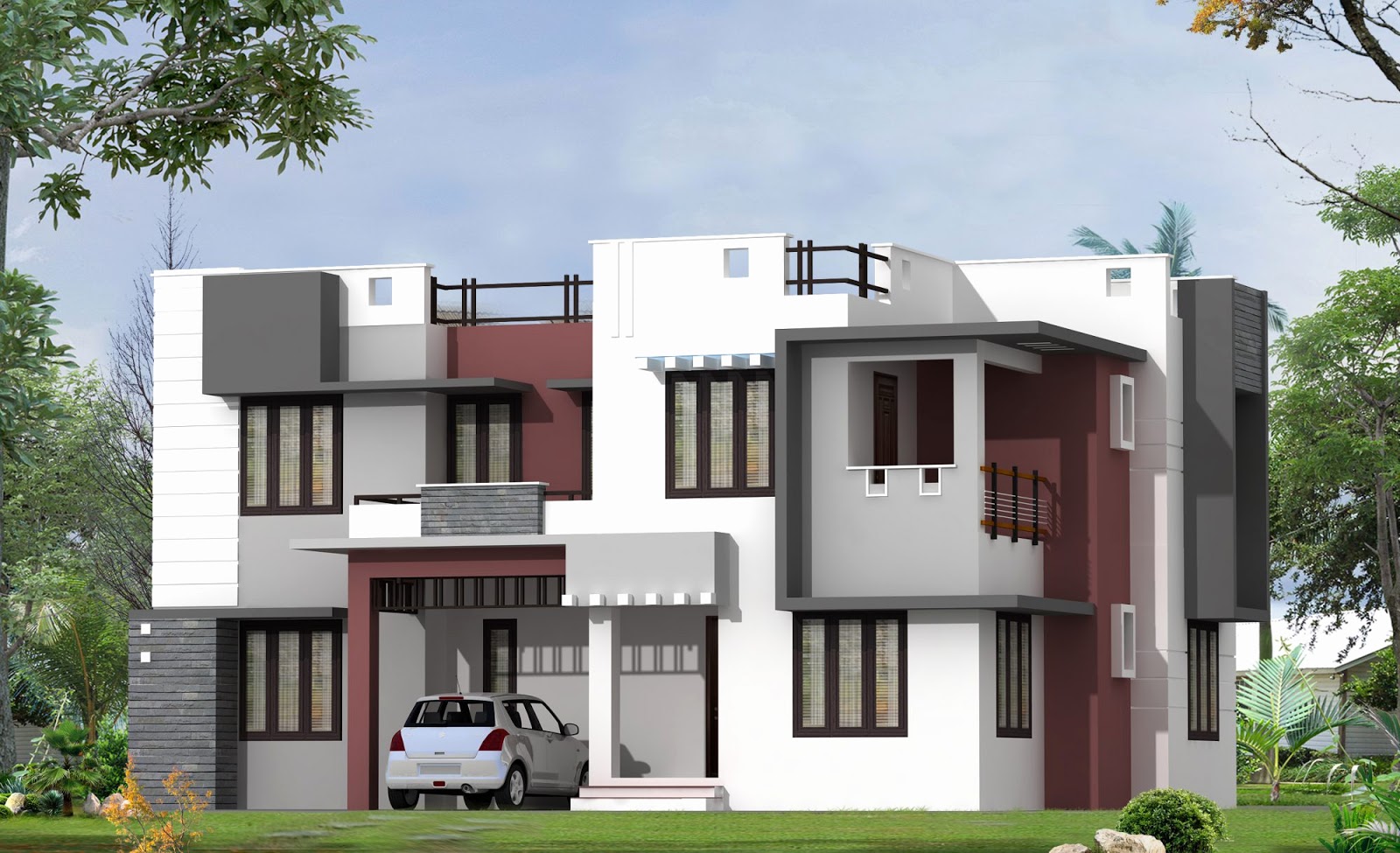 3D Front Elevation Design | Ghar ka Design