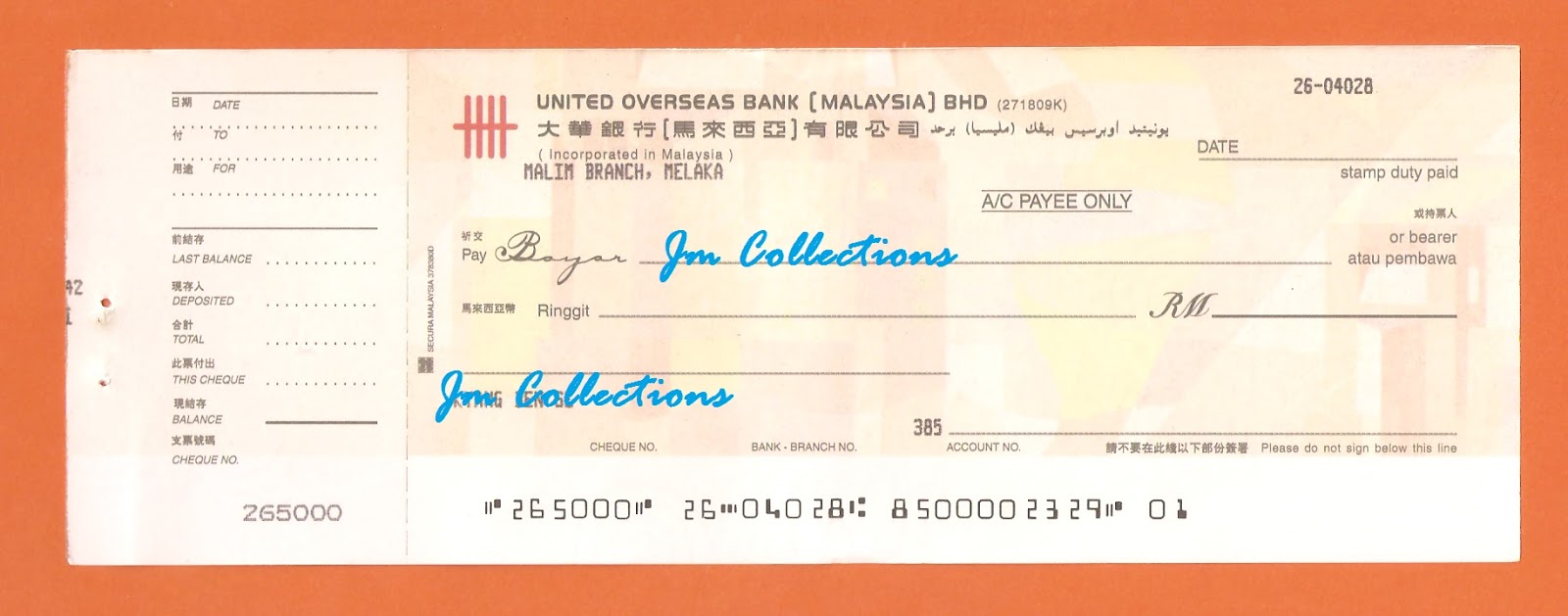 JM COLLECTIONS & JM NUMISMATIC