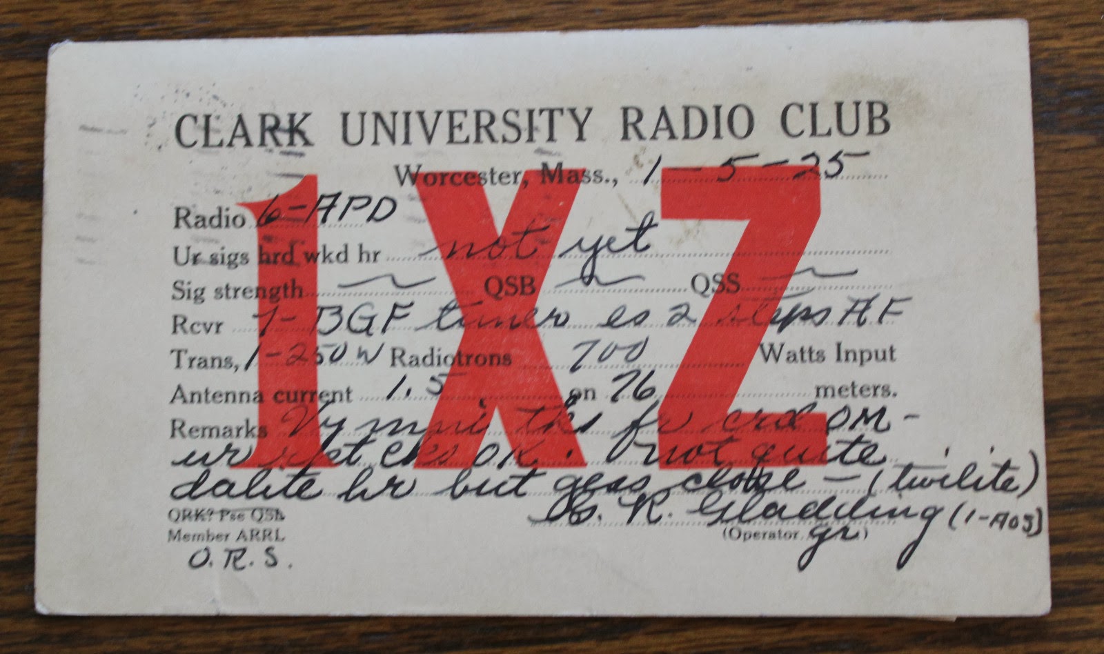 All Things Wireless & Letterpress: QSL Cards